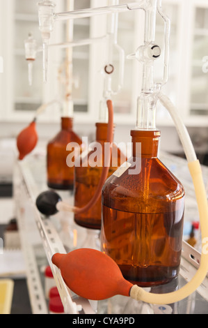 Real life detail of a chemical laboratory environment Stock Photo - Alamy