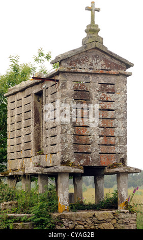 An horreo, a traditional north-western Spanish grain store in the ...