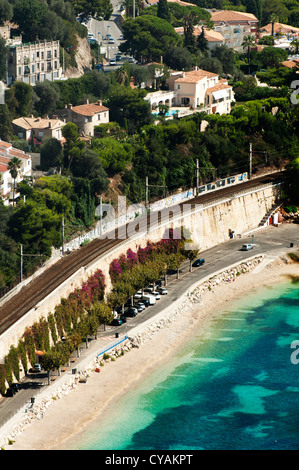 French riviera view from high Stock Photo - Alamy