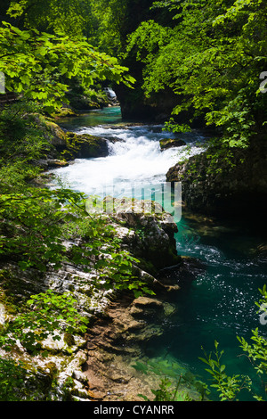 the Vintgar Gorge in Bled, Slovenia Stock Photo - Alamy