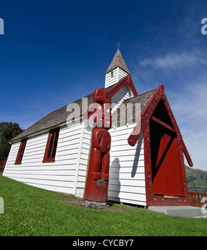 Church at Onuku Marae Akaroa Banks Peninsula New Zealand Stock Photo ...