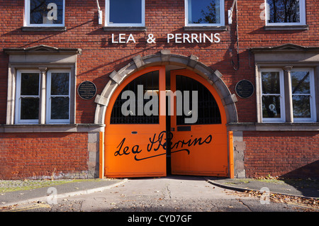 lea and perrins, factory gate of lea and perrins, Worcester, UK ...