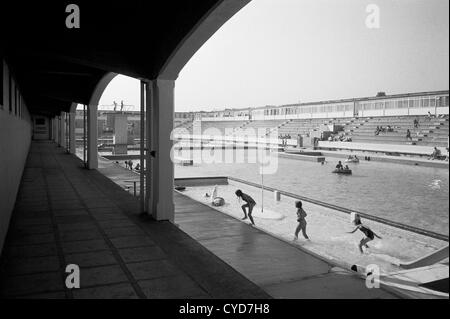 Hastings Holiday Camp bathing pool, shown here in 1981 Stock Photo - Alamy