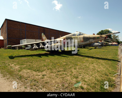 The Sukhoi Su-25K, displayed at the Prague Aviation Museum, is a Soviet ...