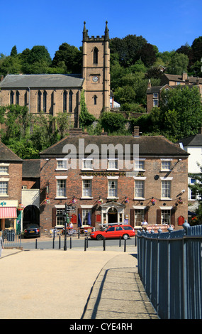 The Iron Bridge inn Ironbridge Stock Photo - Alamy