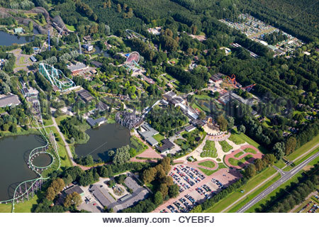 The Netherlands, Biddinghuizen, Amusement park Walibi Holland Stock ...