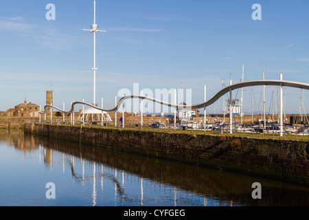 Harbour and waterfront in Whitehaven Cumbria Stock Photo - Alamy
