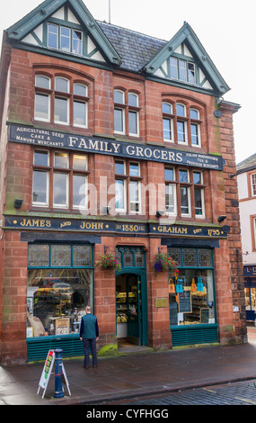 James and John Graham Grocers shop, Market square, Penrith town ...