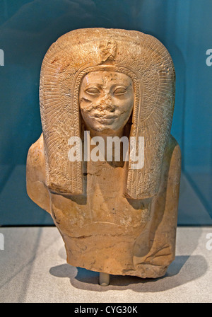 Pharaoh Amenhotep I with his mother Queen Ahmose-Nefertari, 18th ...