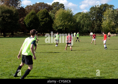 Students football, Regent`s Park, London, UK Stock Photo - Alamy
