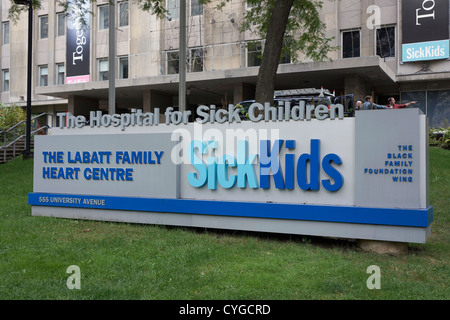 hospital for sick children sickkids toronto ontario canada Stock Photo ...