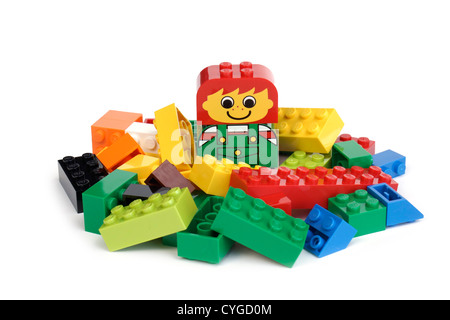 Pile of Lego bricks building blocks Stock Photo - Alamy