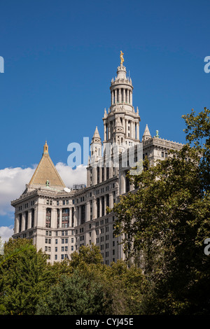 Municipal Building and U.S. Courthouse, Lower Manhattan, NYC, USA Stock ...
