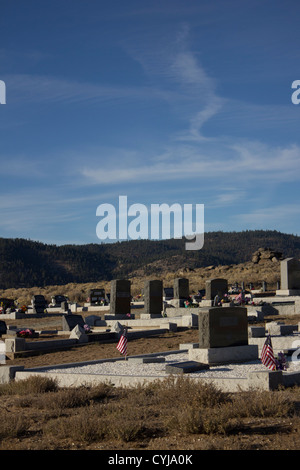 An old cemetery gravestone in loyalton california Stock Photo - Alamy
