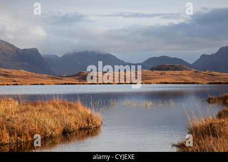The Letterewe Forest Mountains and Lochan Near the Kernsary Forest to ...