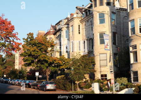 Typical Washington Terraced Buildings, S Street Northwest, Washington ...