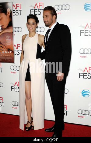 5 November 2012 - Hollywood, California - Marion Cotillard, Matthias ...