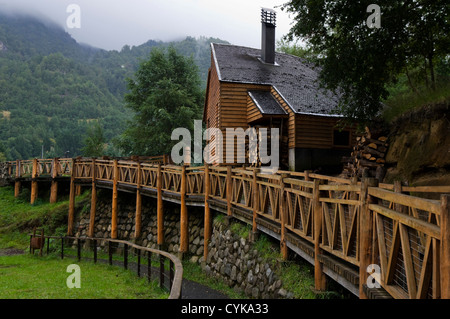 Chile. South America. Mapuche Museum and Cultural Center in Curarrehue ...