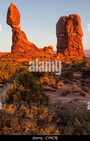 Fragile eroded rock formation in the Ferron Sandstone of the Eroded ...