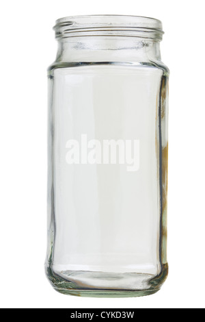 Close up of a small jam jar isolated on white background Stock Photo ...
