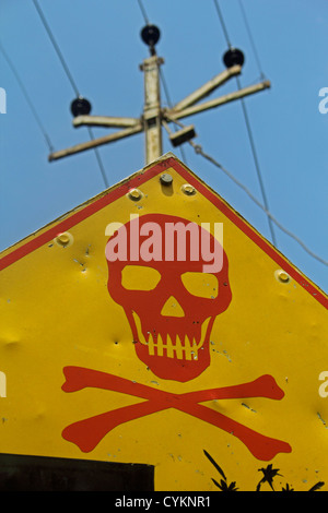 Danger, Road Sign Board, India Stock Photo - Alamy
