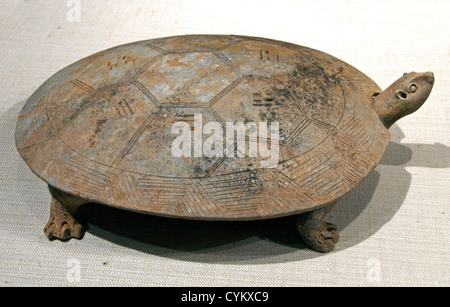 "Inkstone" and Cover in the Shape of a Turtle. Culture: China ...