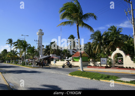 Downtown Isla Mujeres, Quintana Roo, Mexico Stock Photo - Alamy