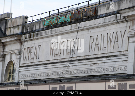 GWR - Great Western Railway lettering on wartime black painted tender ...