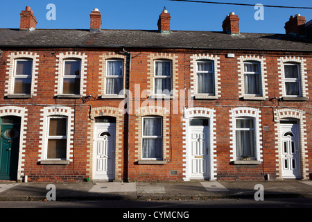 Old two-up, two-down terraced house in Northumberland in the northeast ...