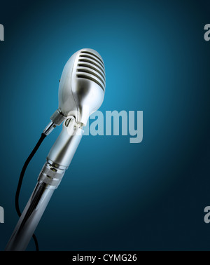 audio microphone retro style Stock Photo - Alamy