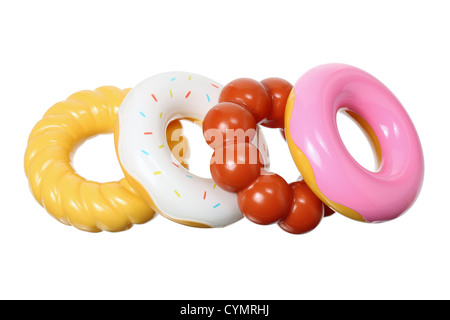 Plastic Toy Donuts Stock Photo - Alamy