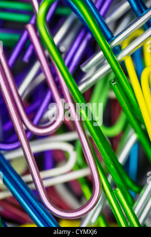 paper clips macro close up Stock Photo - Alamy