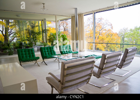 Living room, villa Tugendhat, Brno,Czech Republic Stock Photo - Alamy