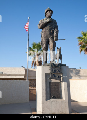 Statue of General Patton, General Patton Memorial Museum, Indio ...