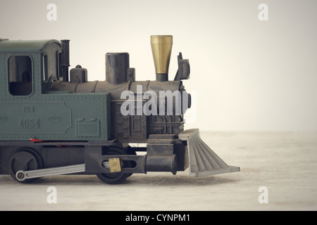 Scale Model of an Old Fashioned Locomotive Steam Train Stock Photo - Alamy