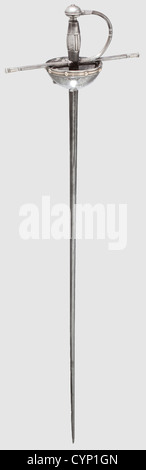 A Spanish colonial cup-hilt rapier,circa 1700 Slender thrusting blade ...
