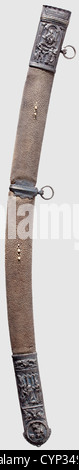 A sabre scabbard with renaissance mounts,18th century,the mounts ca ...