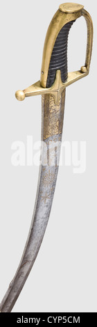A hussar officer's heavy sabre,South German/Austrian,2nd half of the ...