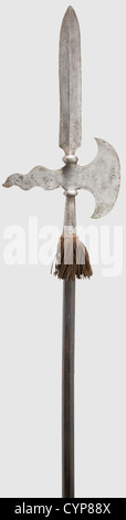 A rare halberd of the Foot Guard of Duke Christian of Saxe-Eisenberg ...