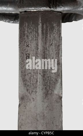 An Italian battle sword,mid-16th century. Slender blade(somewhat bent ...