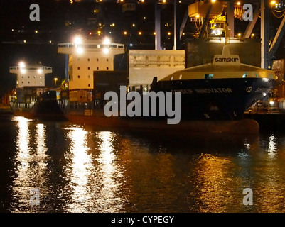 The Samskip Innovator and Samskip Courier are container ships operating ...
