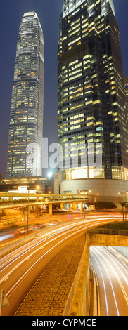 Night View of International Finance Centre IFC Building Hong Kong China ...