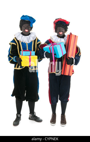dutch zwarte piet, traditional costume and black face for the ...