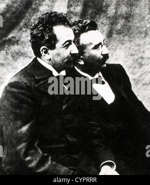 The Lumiere Brothers, Louis Jean Lumiere (1864-1948), Auguste Lumiere ...