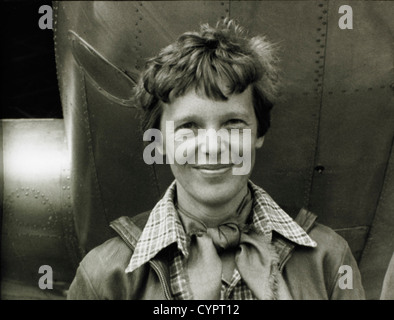Amelia Earhart (1897-1937), American Aviation Pioneer, Portrait, 1937 ...