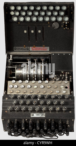 German cipher Enigma machine from World War 2 Stock Photo - Alamy