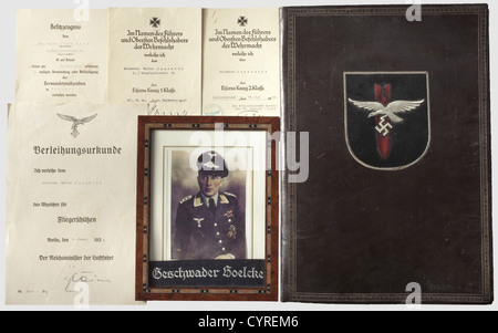 Decorations and award documents,of an Oberfeldwebel in the "Condor ...