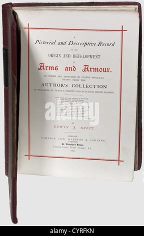 Edwin J. Brett, Arms and Armour Collection "A pictorial and descriptive ...