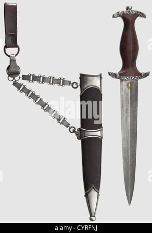 An SA high leader's honour dagger model 1938 with chain hanger,Maker ...