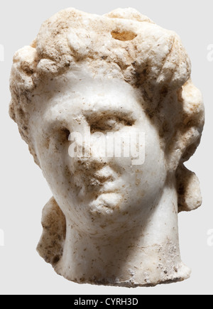 fine arts, sculptures, "Bacchus", marble sculpture, middle of 18th ...